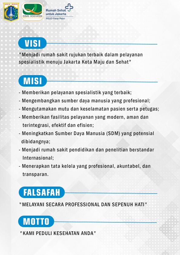 RSUD Pasar Rebo | Visi & Misi
